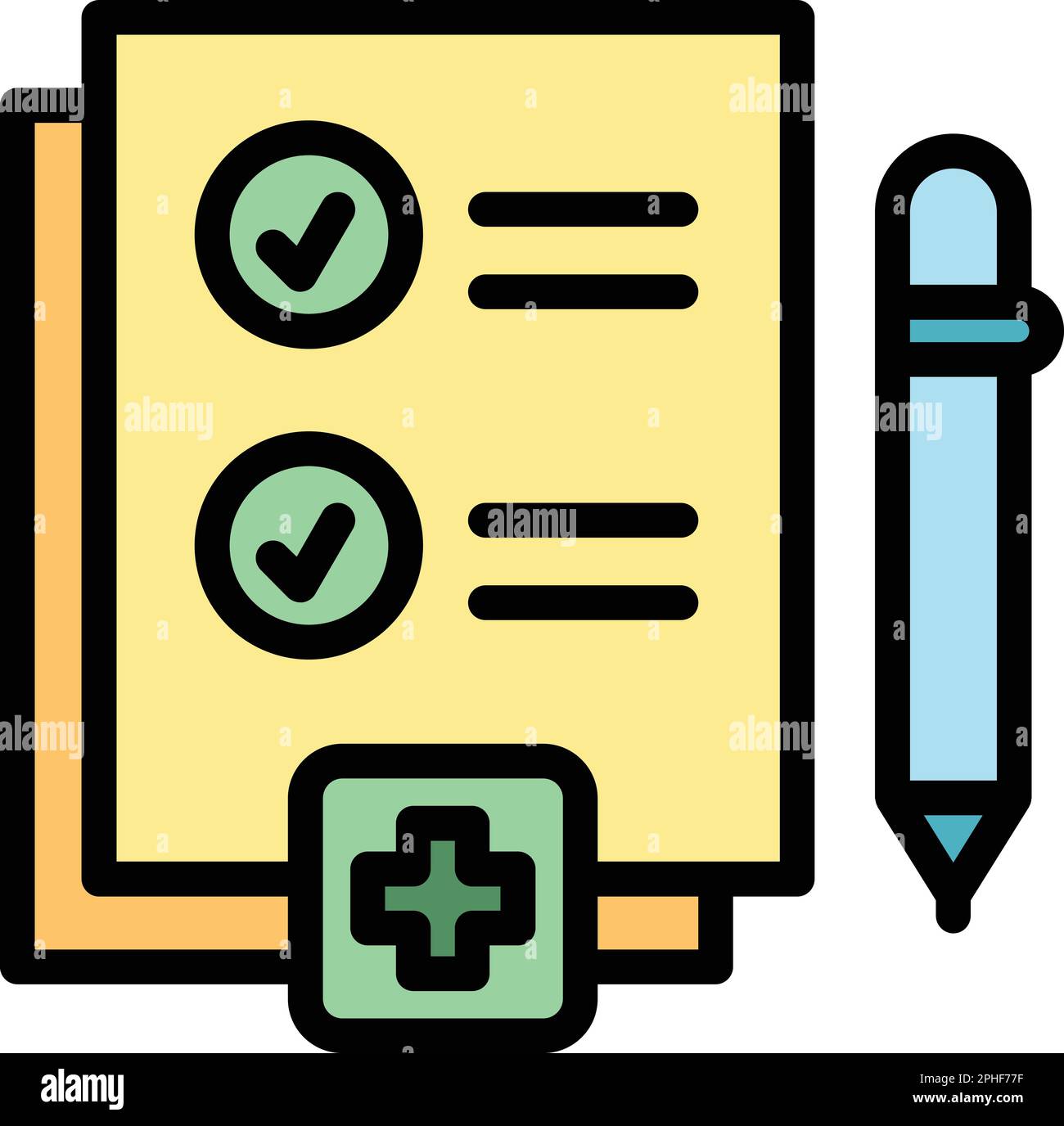 Medical test icon. Outline Medical test vector icon for web design ...