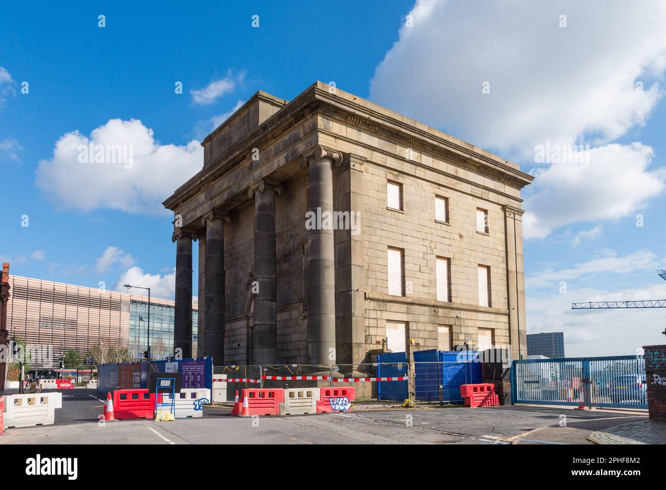 HS2 construction works continue in the Eastside area of Birmingham ...