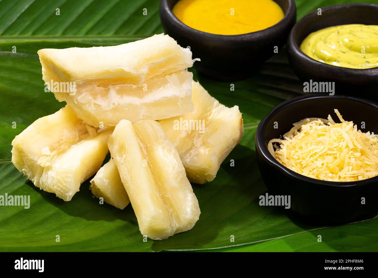 Cooked Manihot Esculenta (mandioca, Yuca, Brazilian Rice Paddy Stock ...