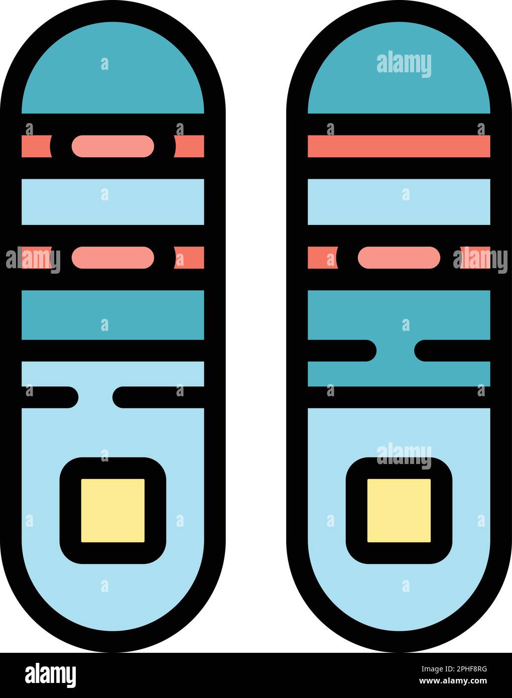Disease test tubes icon. Outline Disease test tubes vector icon for web ...