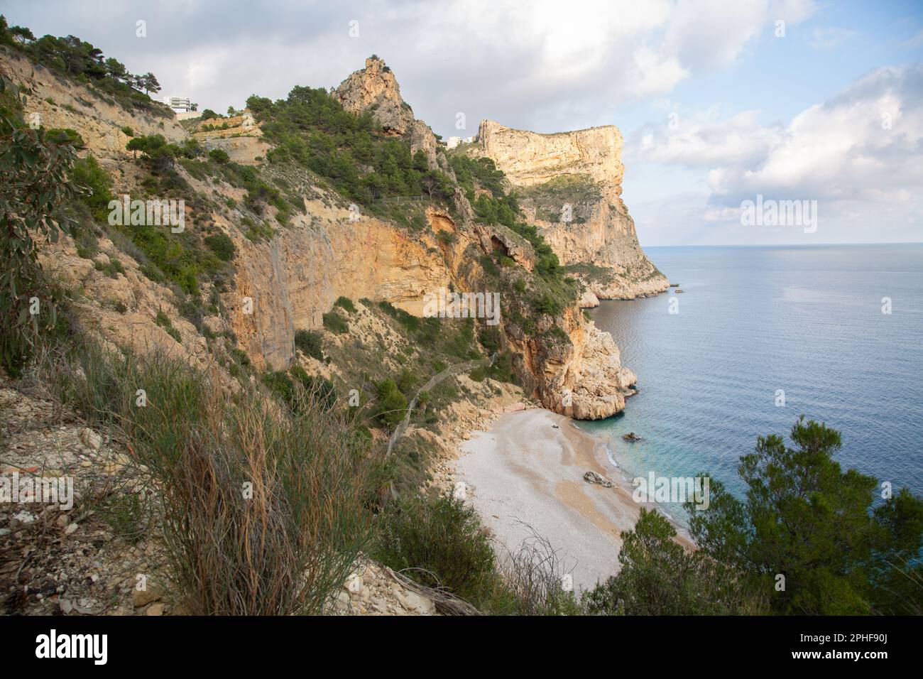 Moraig Cove Beach; Alicante; Spain Stock Photo - Alamy