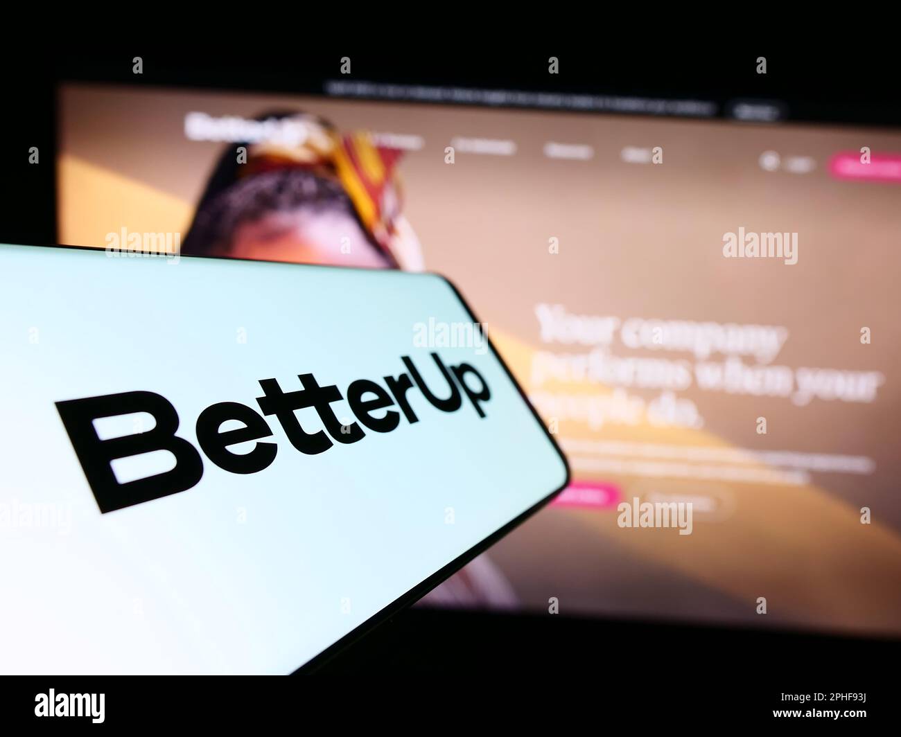 Betterup logo hi-res stock photography and images - Alamy