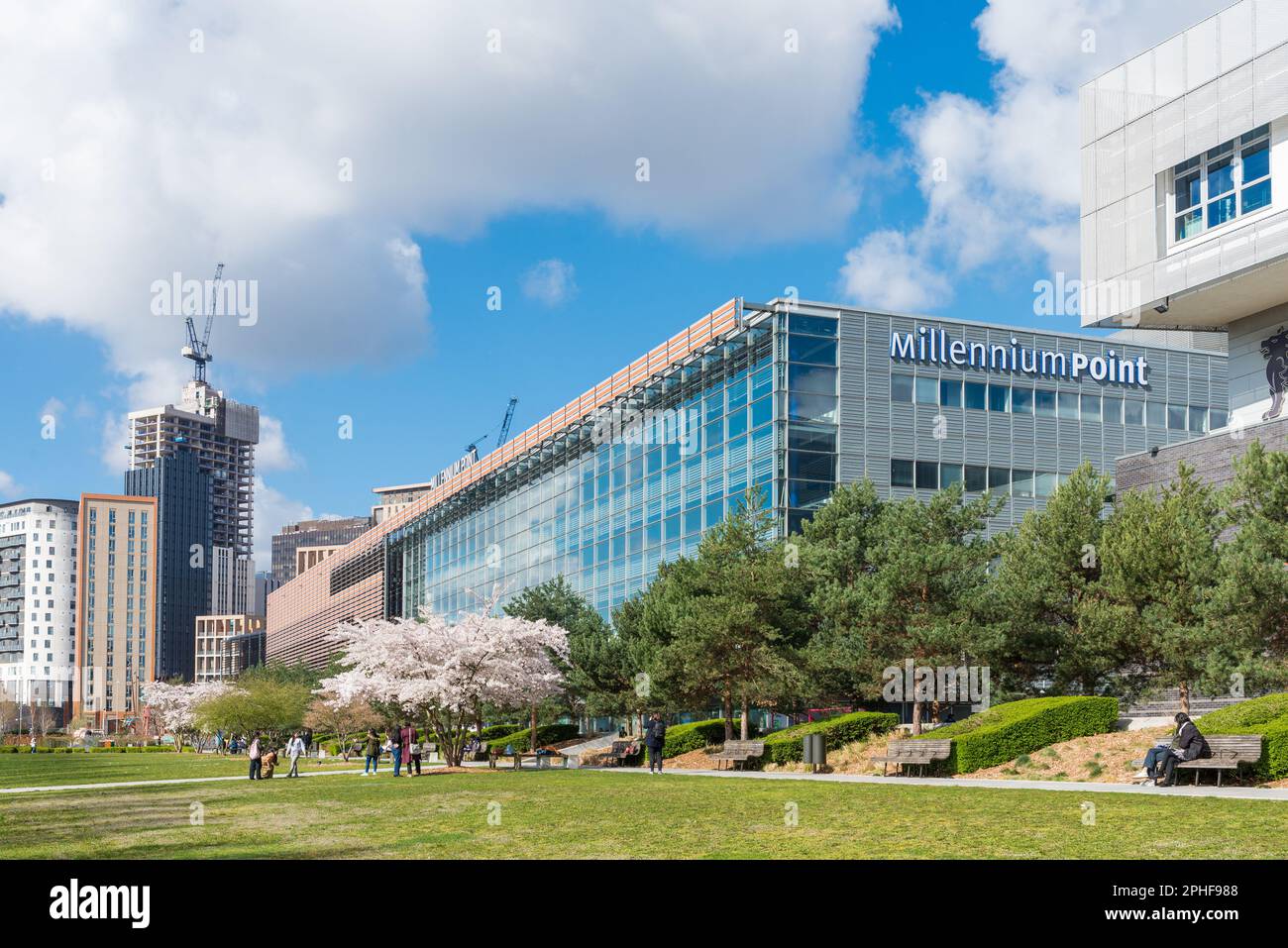 Millennium Point and Thinktank Science Museum in the Eastside area of Birmingham near Digbeth ...