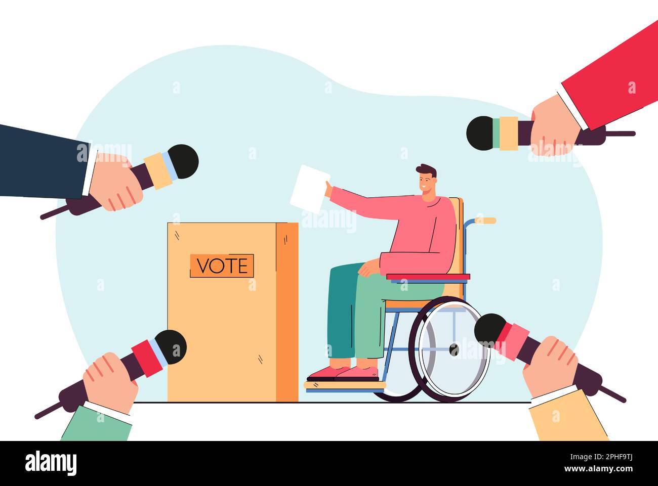 Accessible voting Stock Vector Images - Alamy