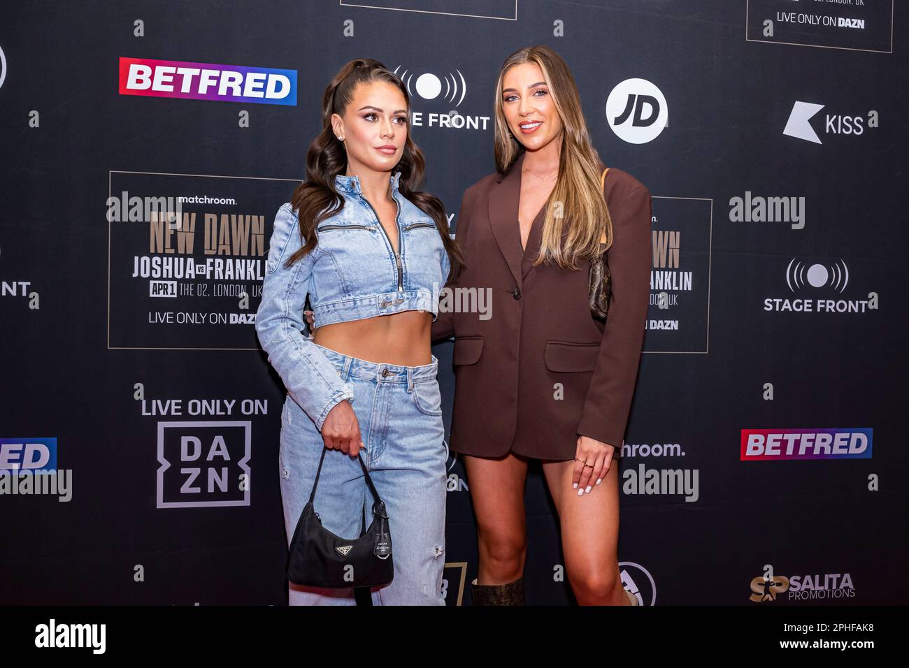 LONDON, UNITED KINGDOM. 27th Mar, 2023. Olivia Hawkins and Rosie ...