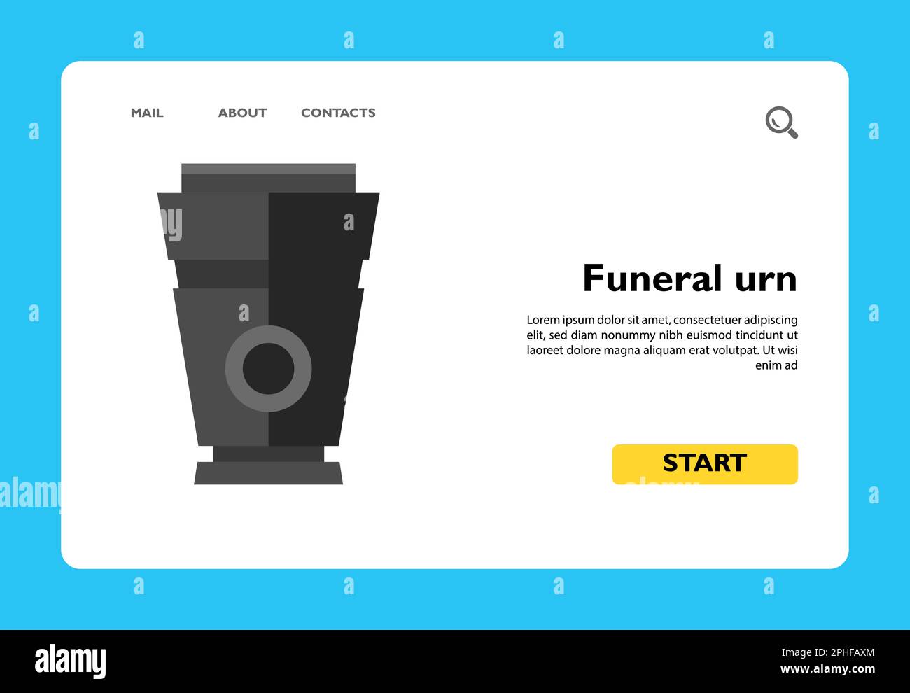 Funeral urn icon Stock Vector Image & Art - Alamy