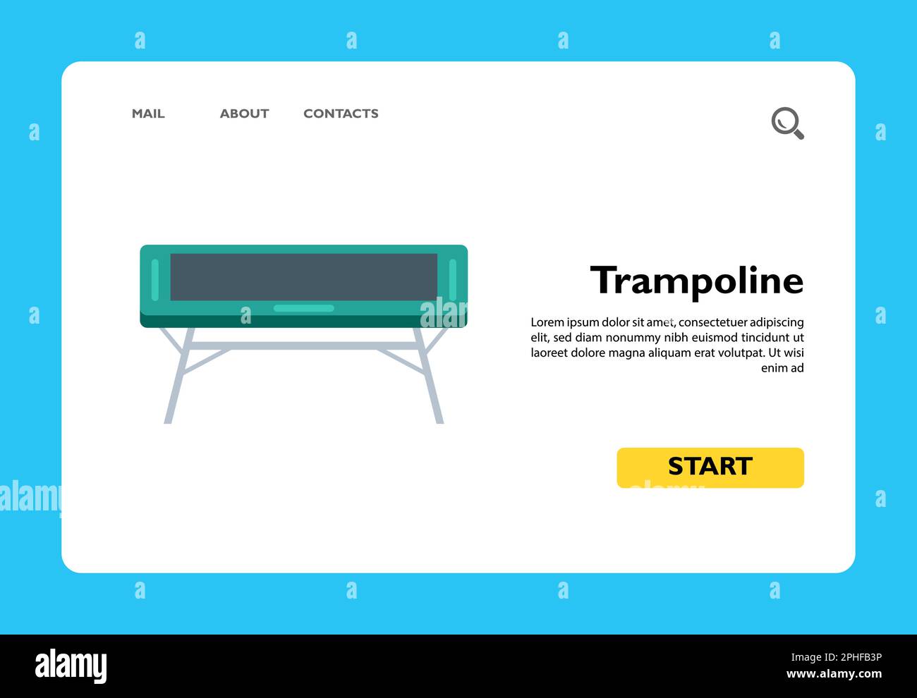 Jumping trampoline icon Stock Vector Image & Art - Alamy