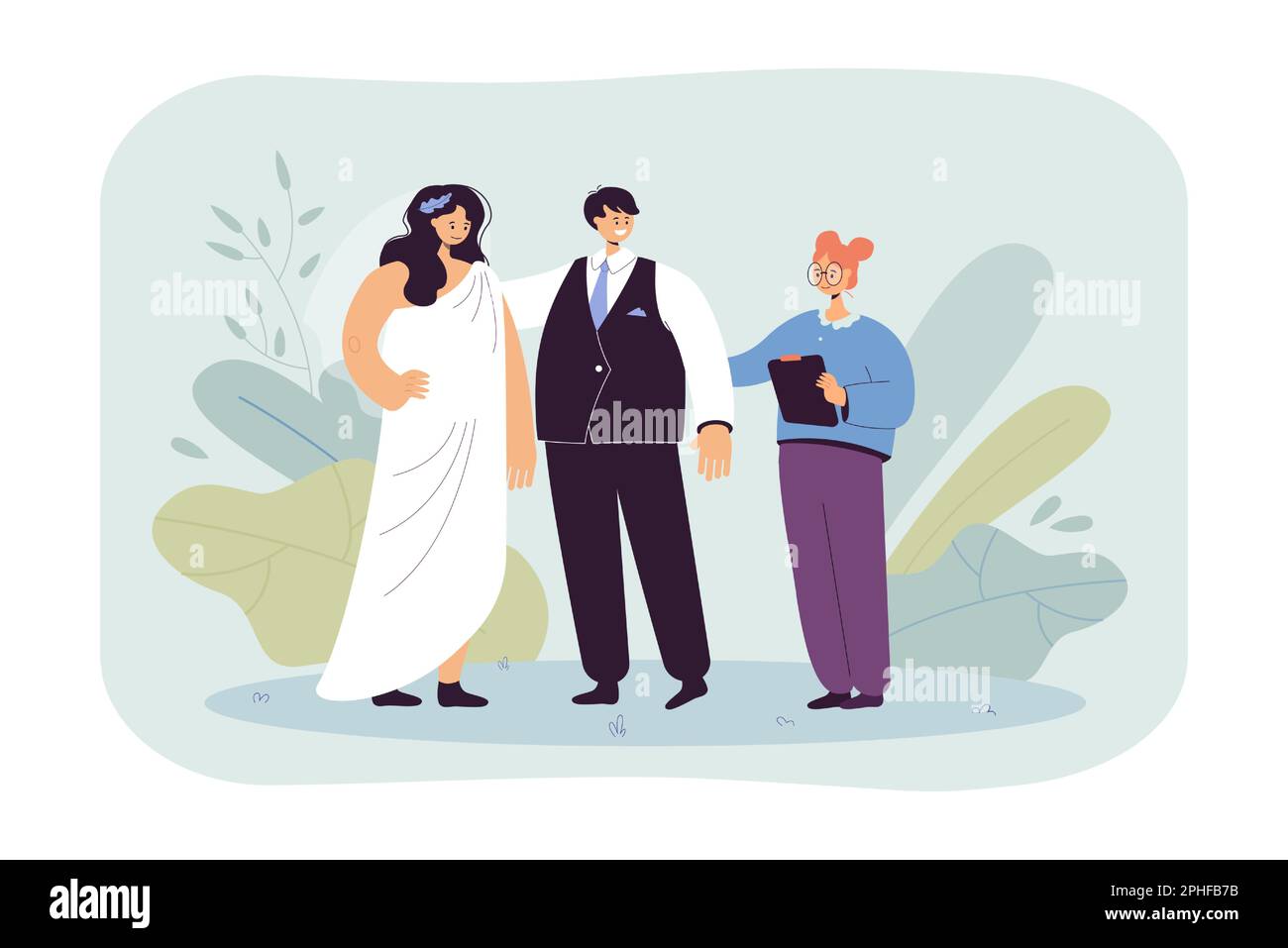 Couple planning wedding Cut Out Stock Images & Pictures - Alamy