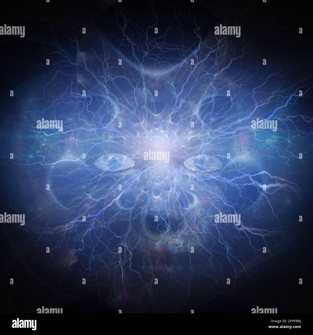 Face of eternity. Modern spiritual art Stock Photo - Alamy