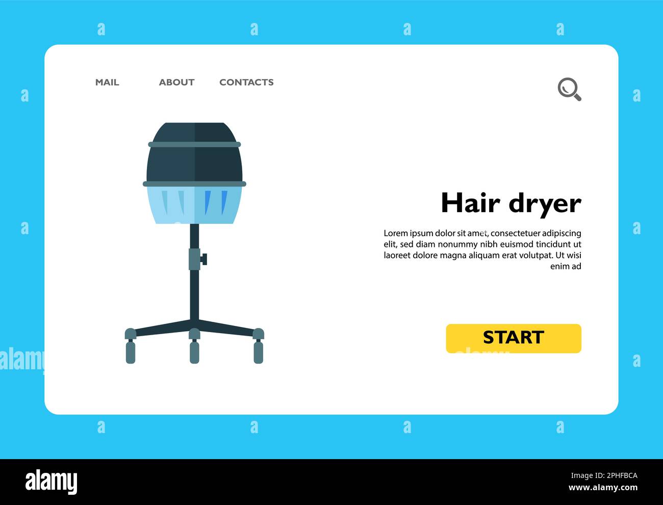 Hair dryer hood hi-res stock photography and images - Alamy