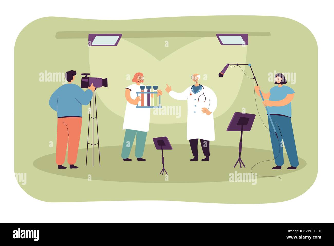 Research elderly Stock Vector Images - Alamy