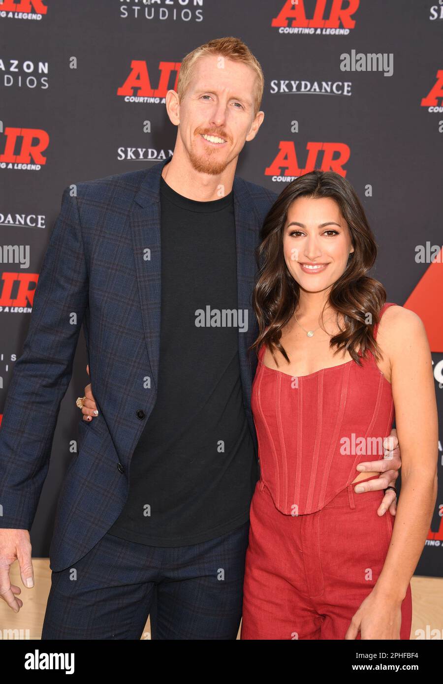 LOS ANGELES, CALIFORNIA - MARCH 27: (L-R) Tri Bourne and Gabrielle ...