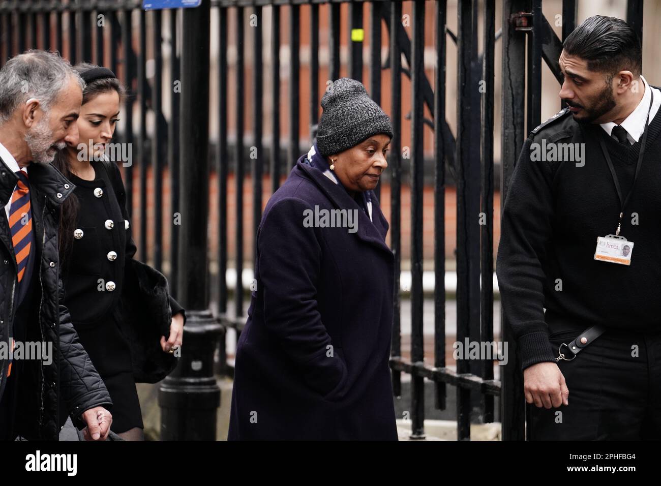Baroness Doreen Lawrence outside the Royal Courts Of Justice, central ...