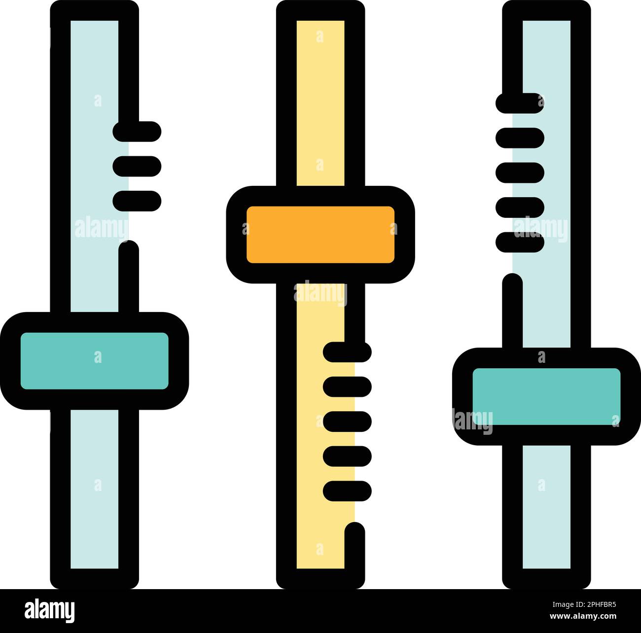 Volume control icon. Outline Volume control vector icon for web design ...