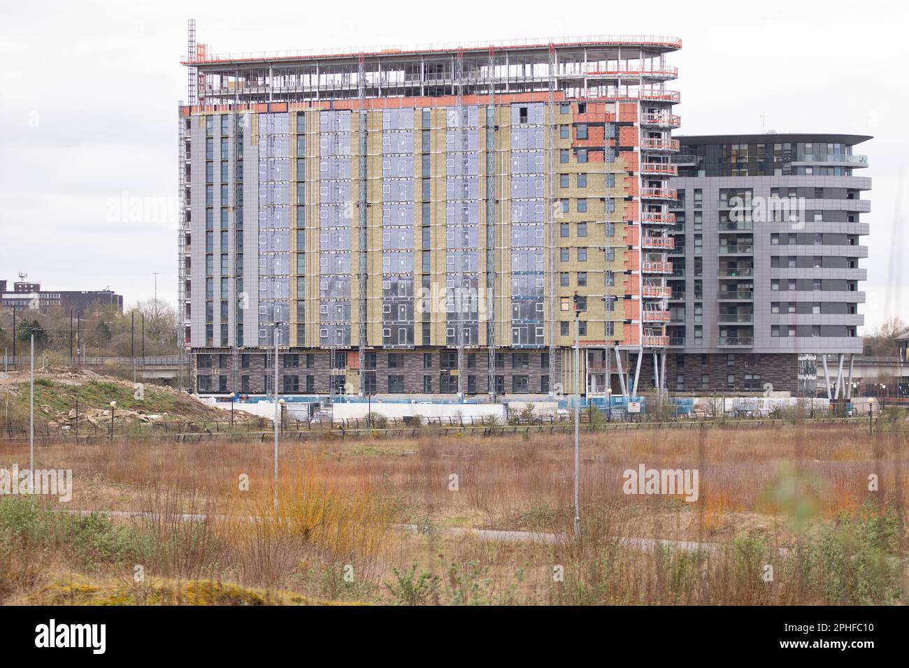 Manchester, UK. 26th Mar, 2023. Peel Holding X1 development on edge of ...