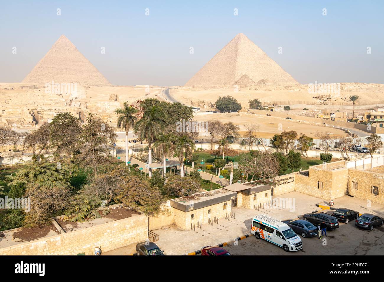 The entrance to the sound and light show for the Pyramids of Giza in ...