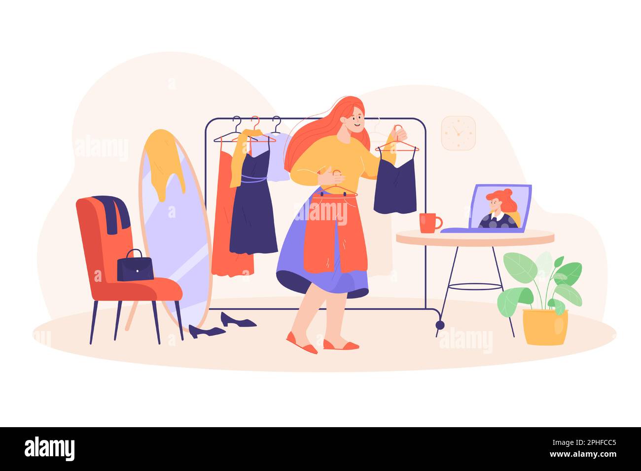 Personal wardrobe Stock Vector Images - Alamy