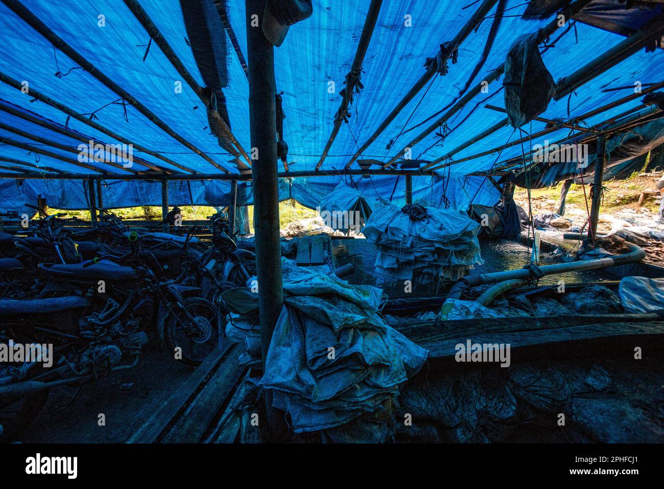 Illegal gold extraction in Java, Indonesia, Asia Stock Photo - Alamy