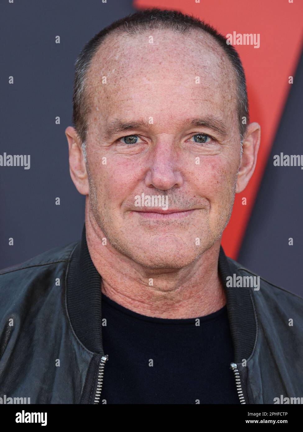 WESTWOOD, LOS ANGELES, CALIFORNIA, USA - MARCH 27: Clark Gregg arrives ...