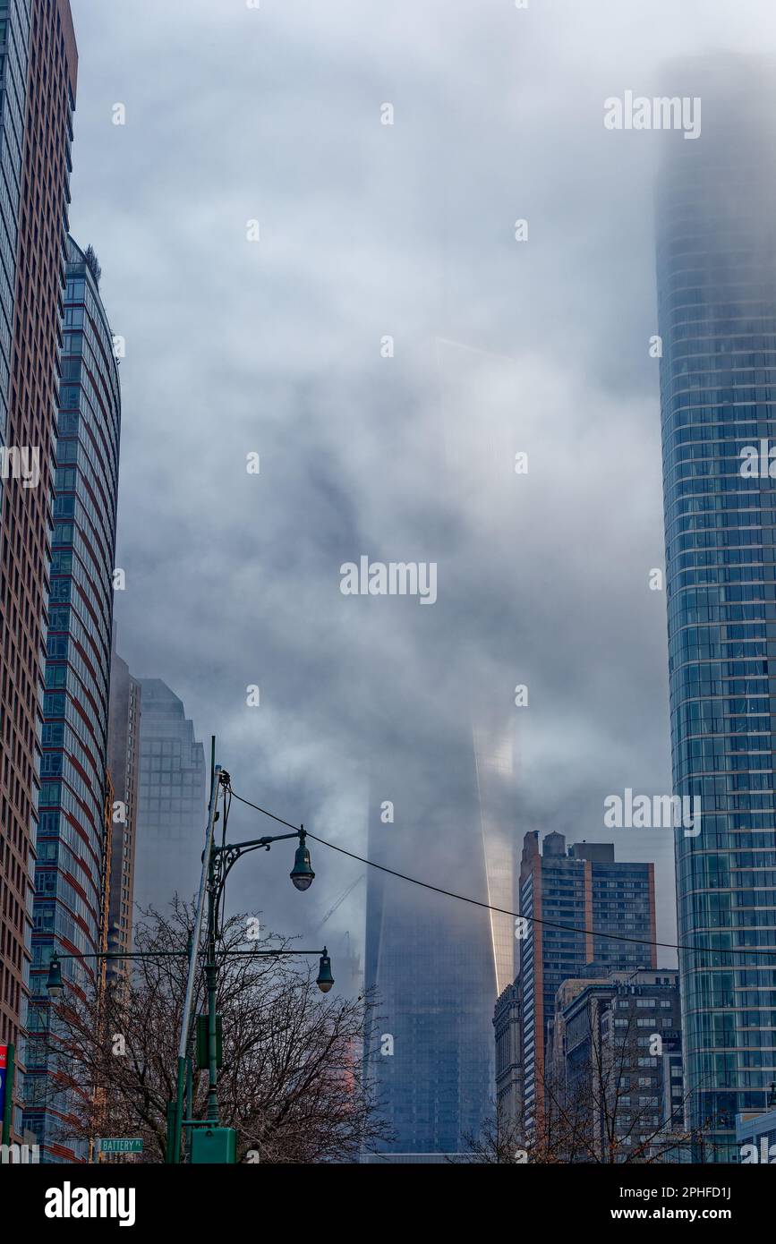 World trade center winter nyc hi-res stock photography and images - Alamy