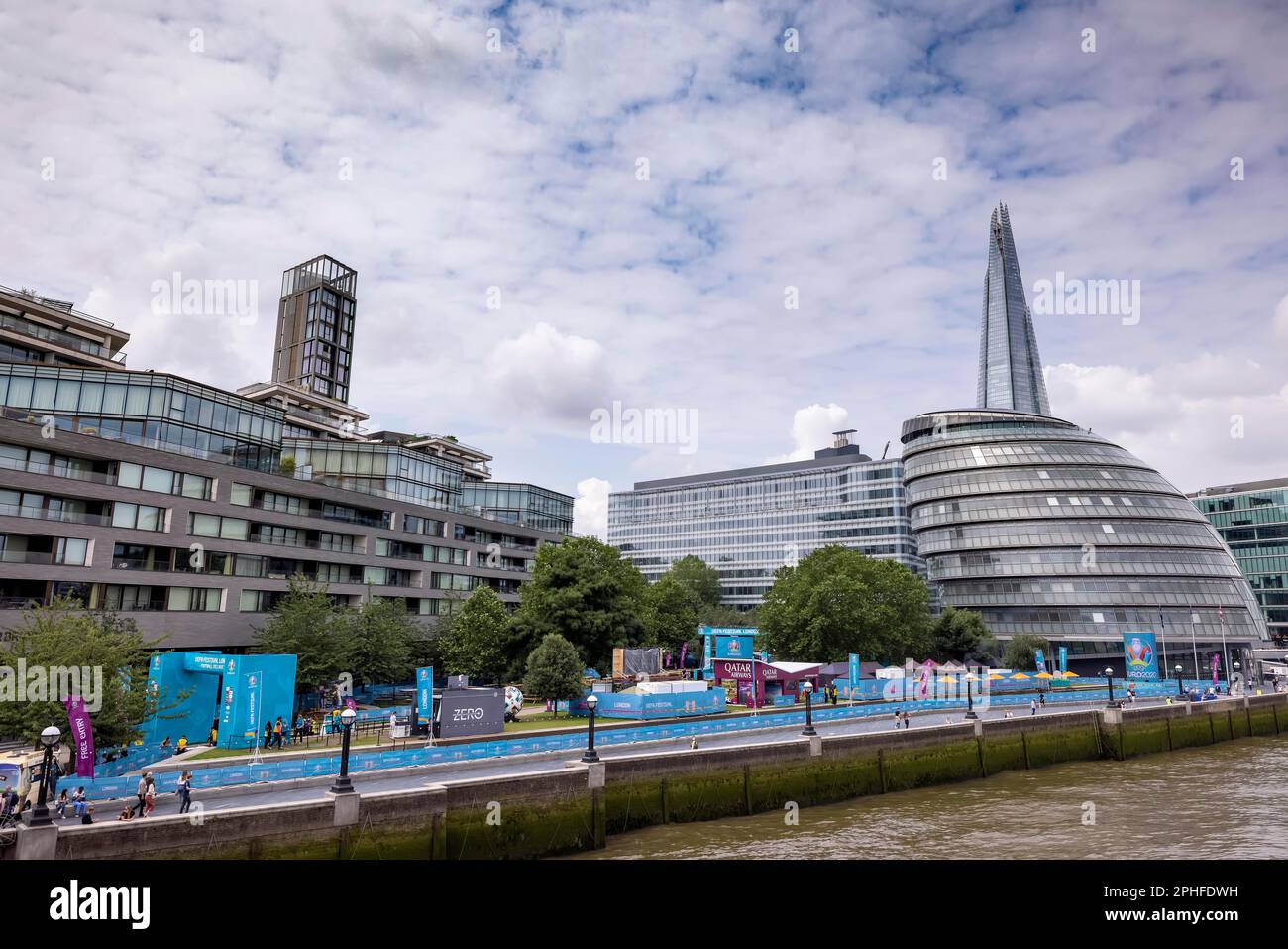 London UEFA Branding - UEFA Euro 2020 General Views, London, UK - 9th ...