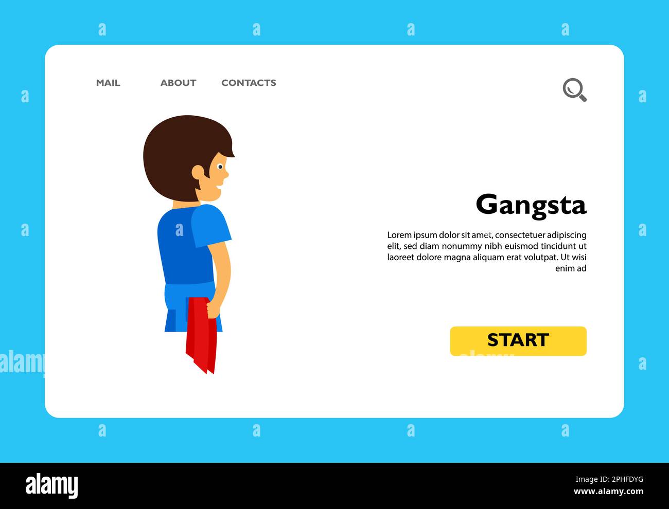Gangsta man icon Stock Vector Image & Art - Alamy
