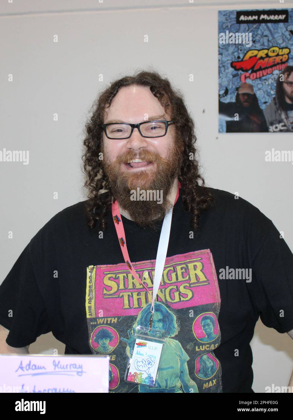 Adam Murray bei der Proud Nerd Convention in der Messehalle. Trier, 25. ...