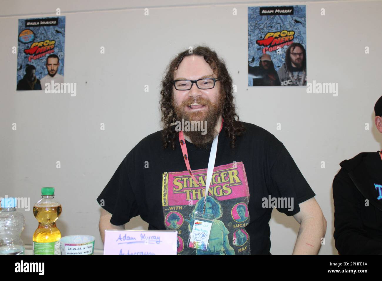 Adam Murray bei der Proud Nerd Convention in der Messehalle. Trier, 25. ...