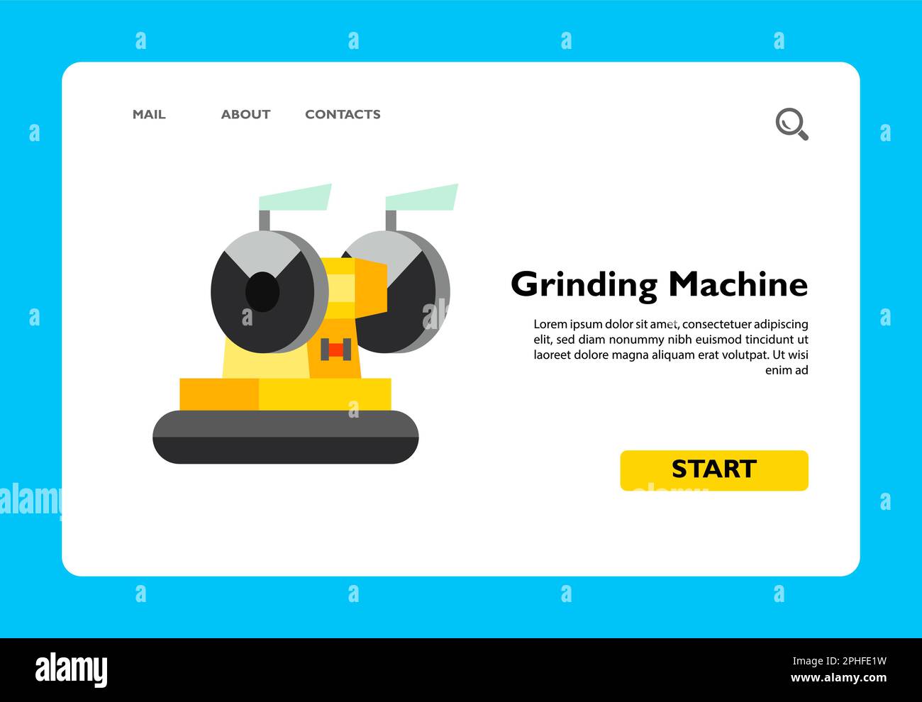 Industrial Grinding Machine Icon Stock Vector Image & Art - Alamy