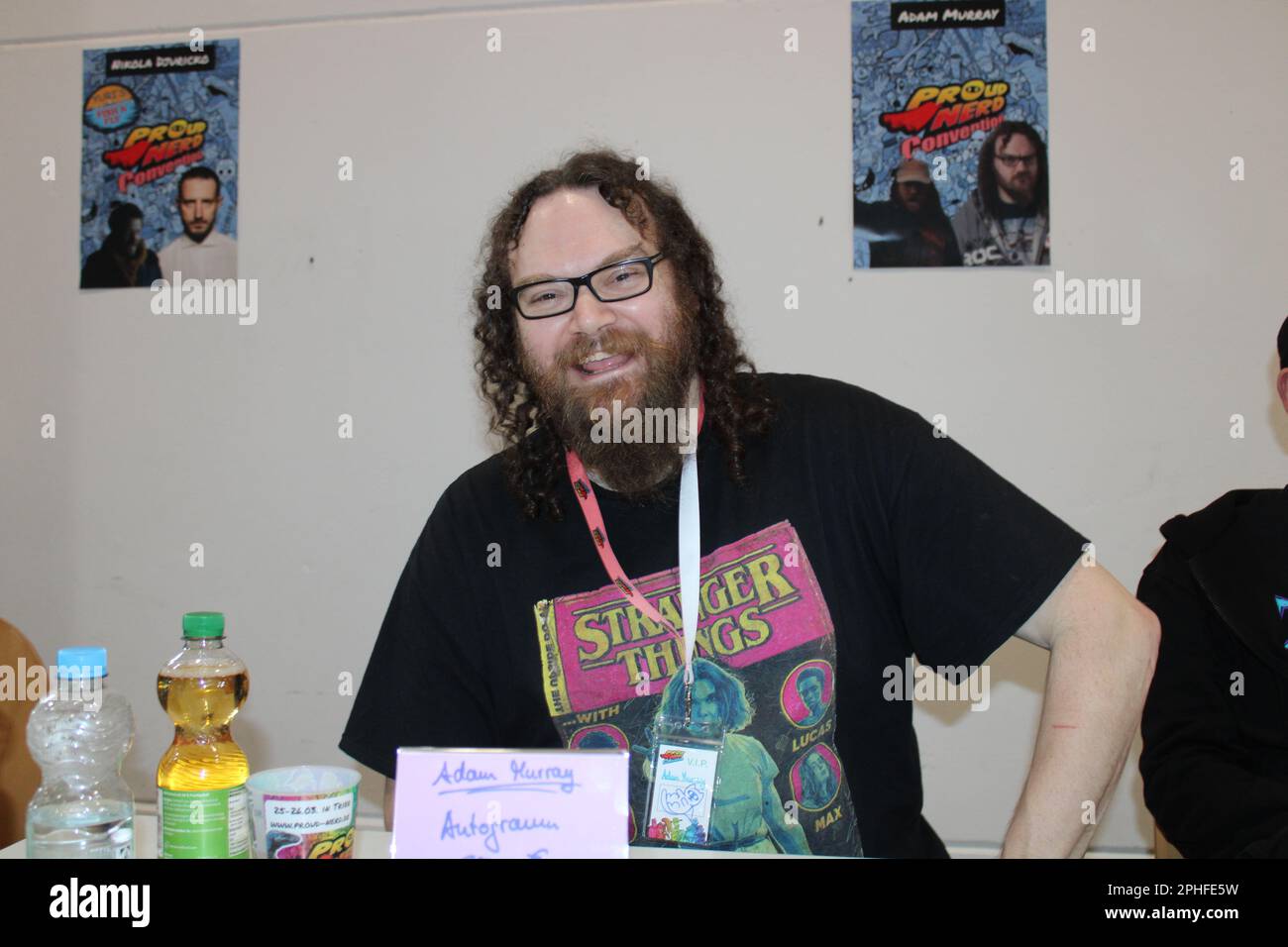 Adam Murray bei der Proud Nerd Convention in der Messehalle. Trier, 25. ...