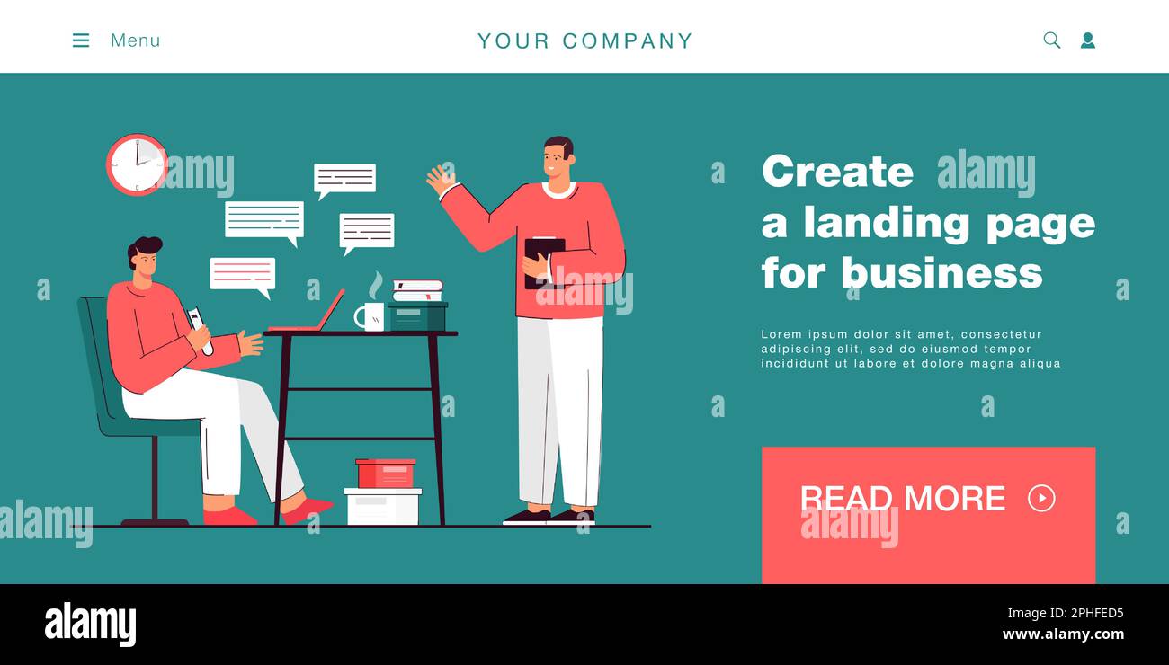 Company boss giving tasks to upset employee who very busy Stock Vector ...