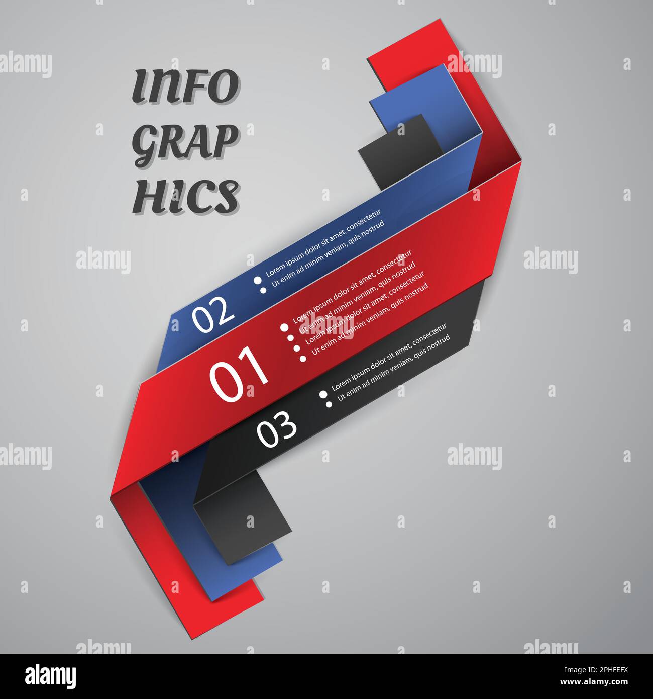 Infographics Elements - Ribbons Stock Vector Image & Art - Alamy