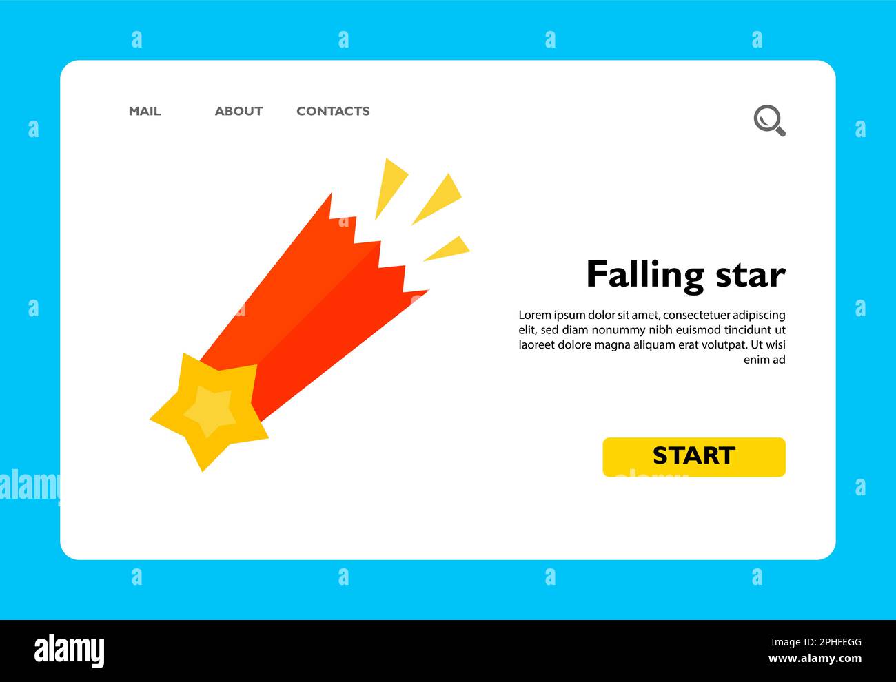 Falling star icon Stock Vector Image & Art - Alamy