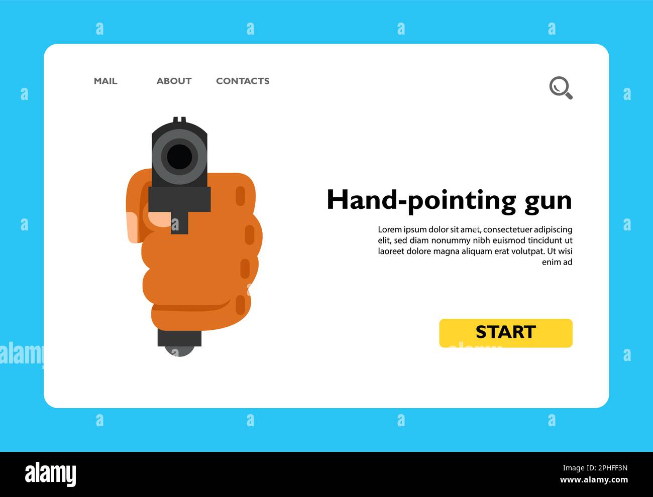 Hand-pointing gun icon Stock Vector Image & Art - Alamy Hand-pointing gun icon Stock Vector Image & Art - Alamy