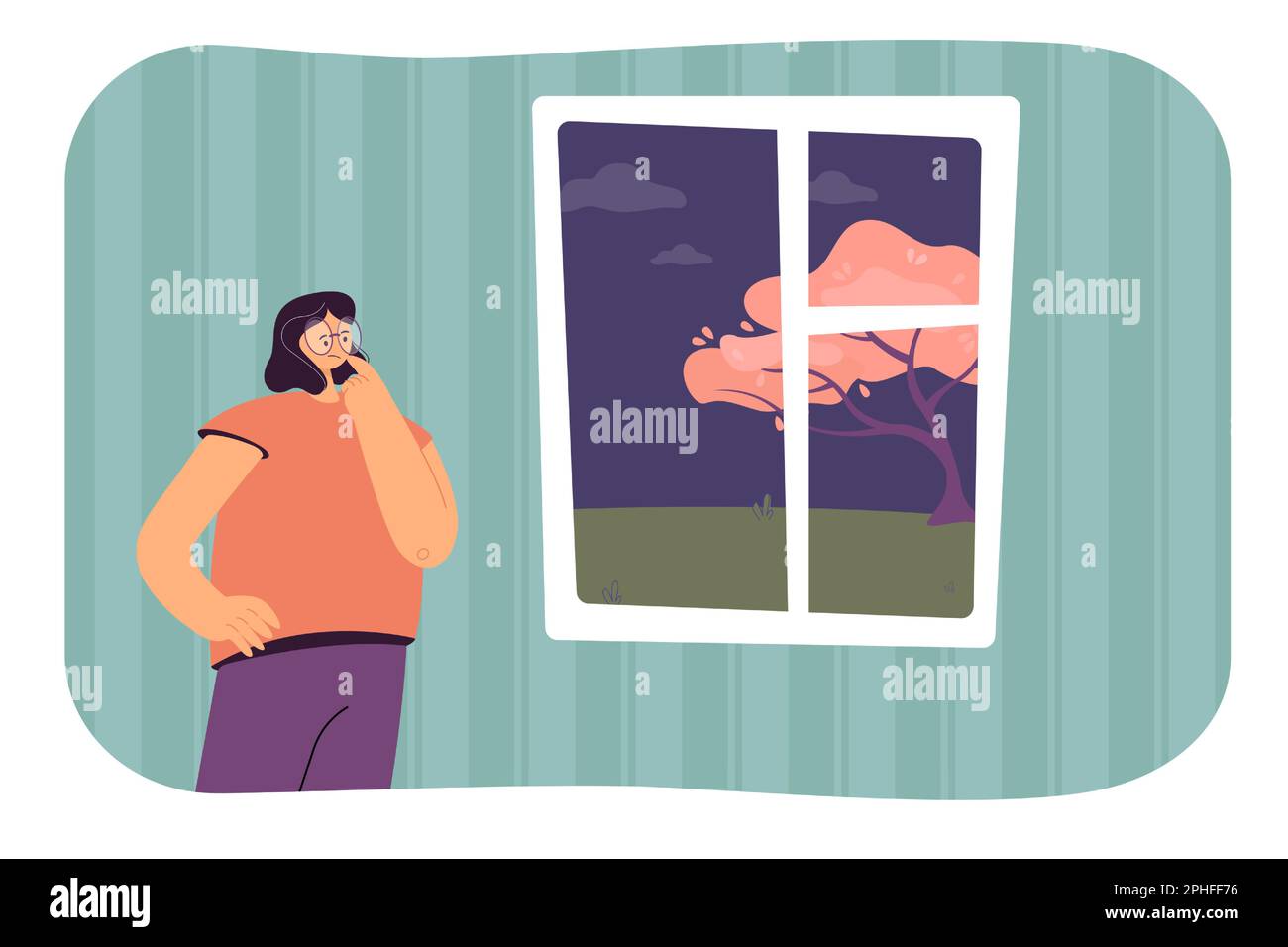 Flat window looking Cut Out Stock Images & Pictures - Alamy