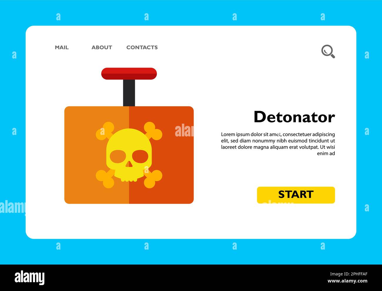 Explosive Detonator Vector Icon Stock Vector Image & Art - Alamy