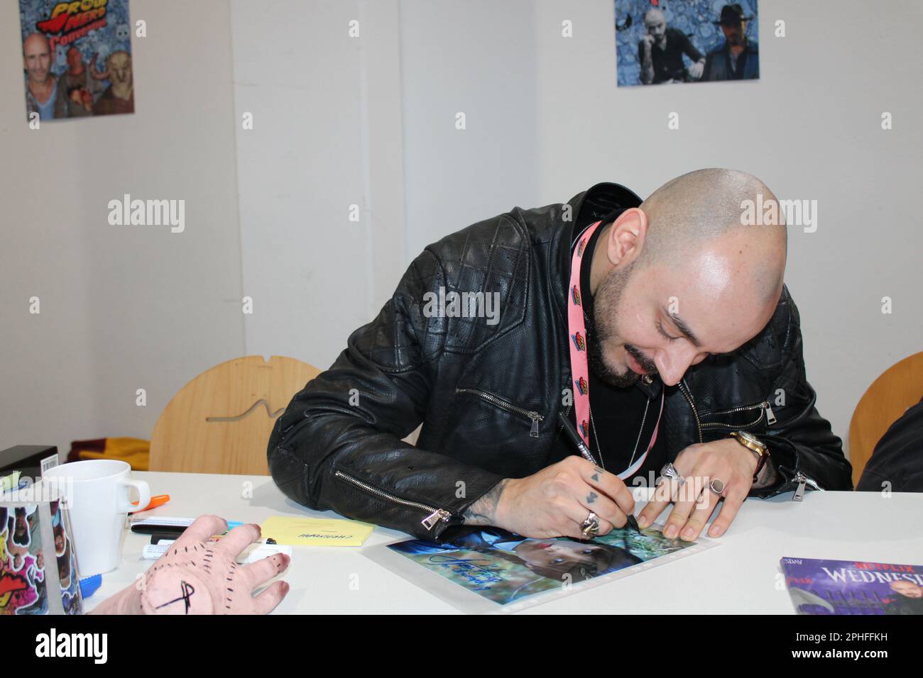 Victor Dorobantu bei der Proud Nerd Convention in der Messehalle. Trier ...
