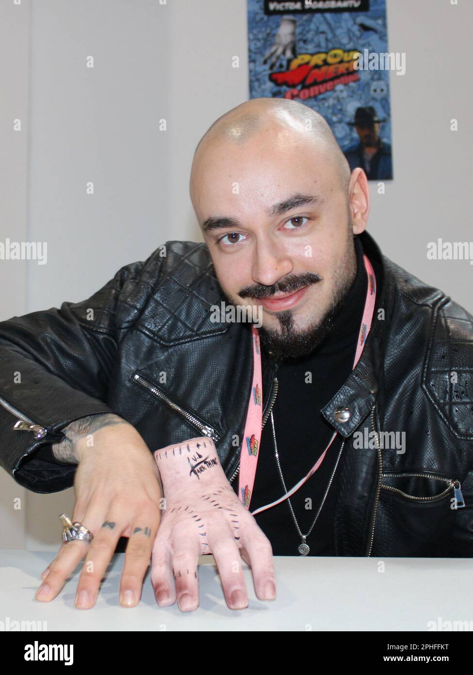 Victor Dorobantu bei der Proud Nerd Convention in der Messehalle. Trier ...