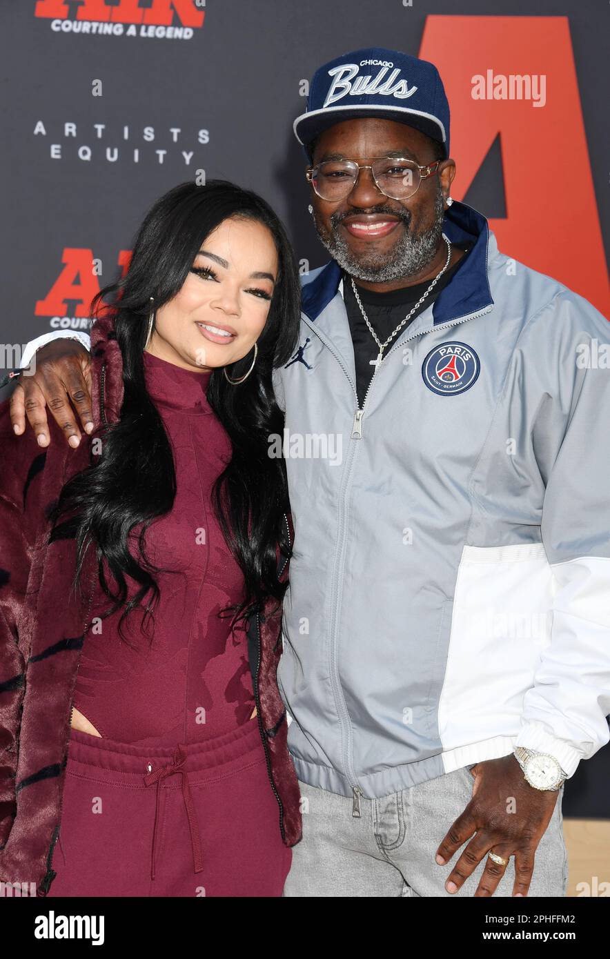 LOS ANGELES, CALIFORNIA - MARCH 27: (L-R) Verina Howery and Lil Rel ...