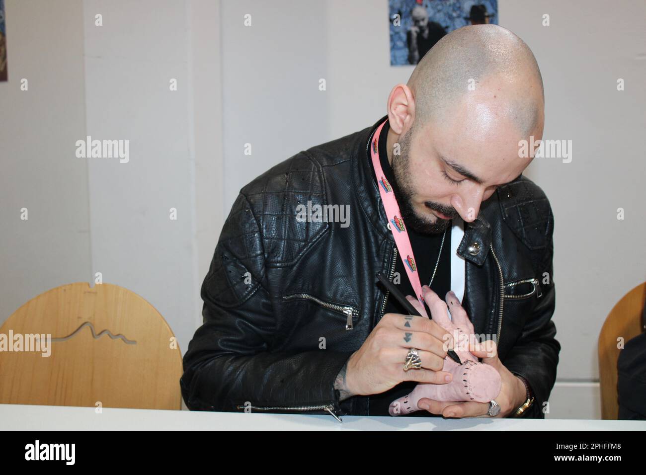 Victor Dorobantu bei der Proud Nerd Convention in der Messehalle. Trier ...