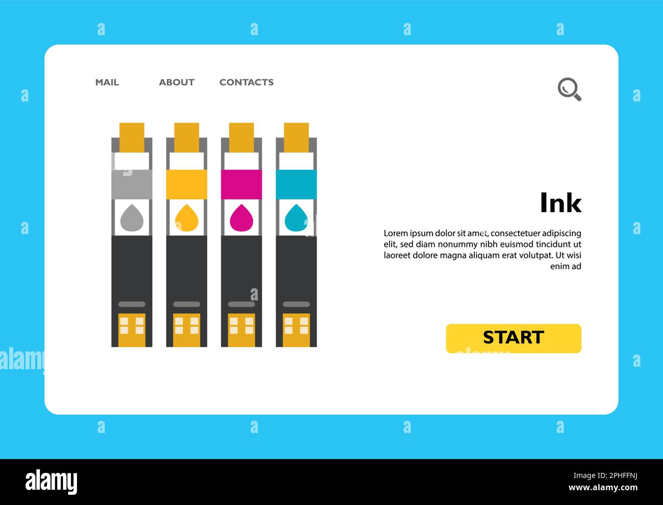 Refill ink Stock Vector Images - Alamy