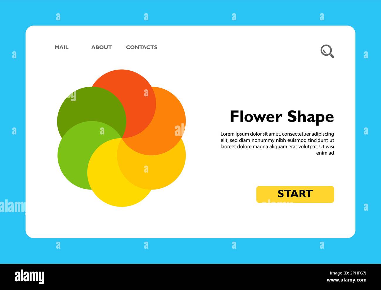 Flower Shape Icon Stock Vector Image & Art - Alamy