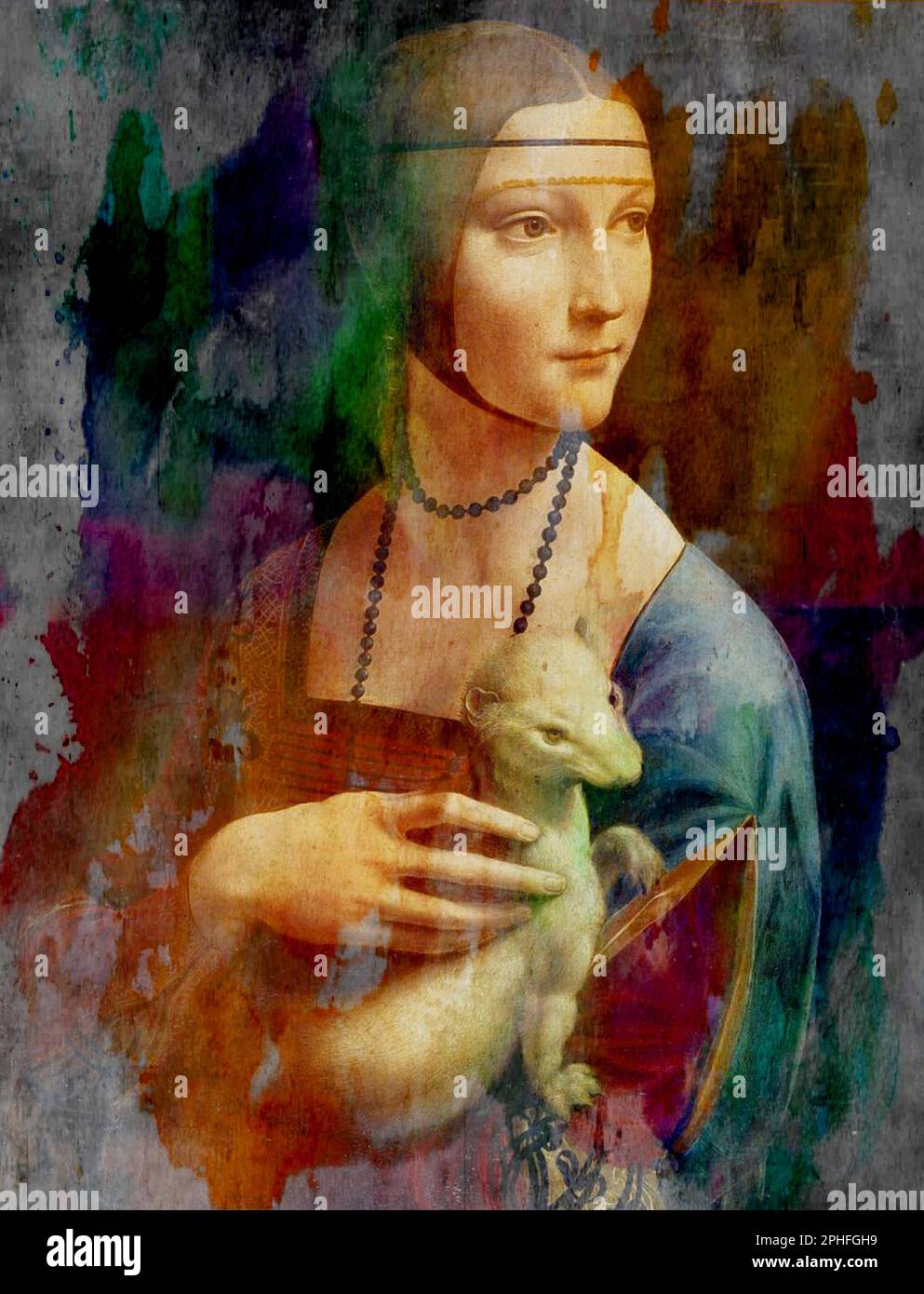 Lady ermine leonardo da vinci hi-res stock photography and images - Alamy