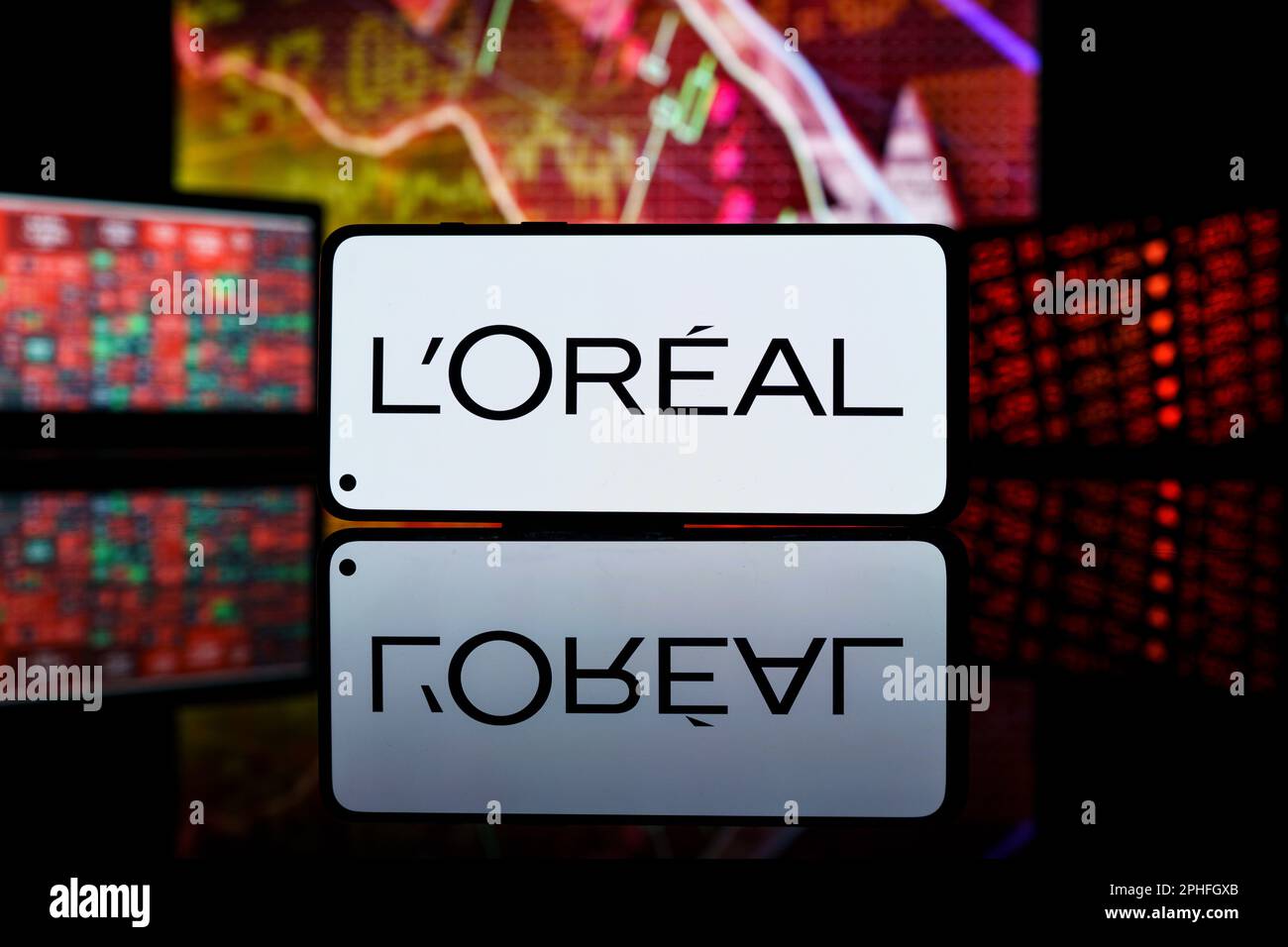 Paris, France - 2023 March 28: 888 company shares dropped down at stock ...