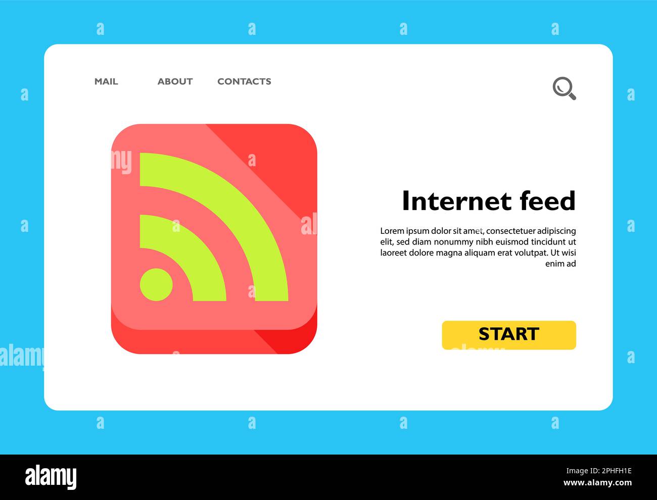 Data feed Stock Vector Images - Alamy