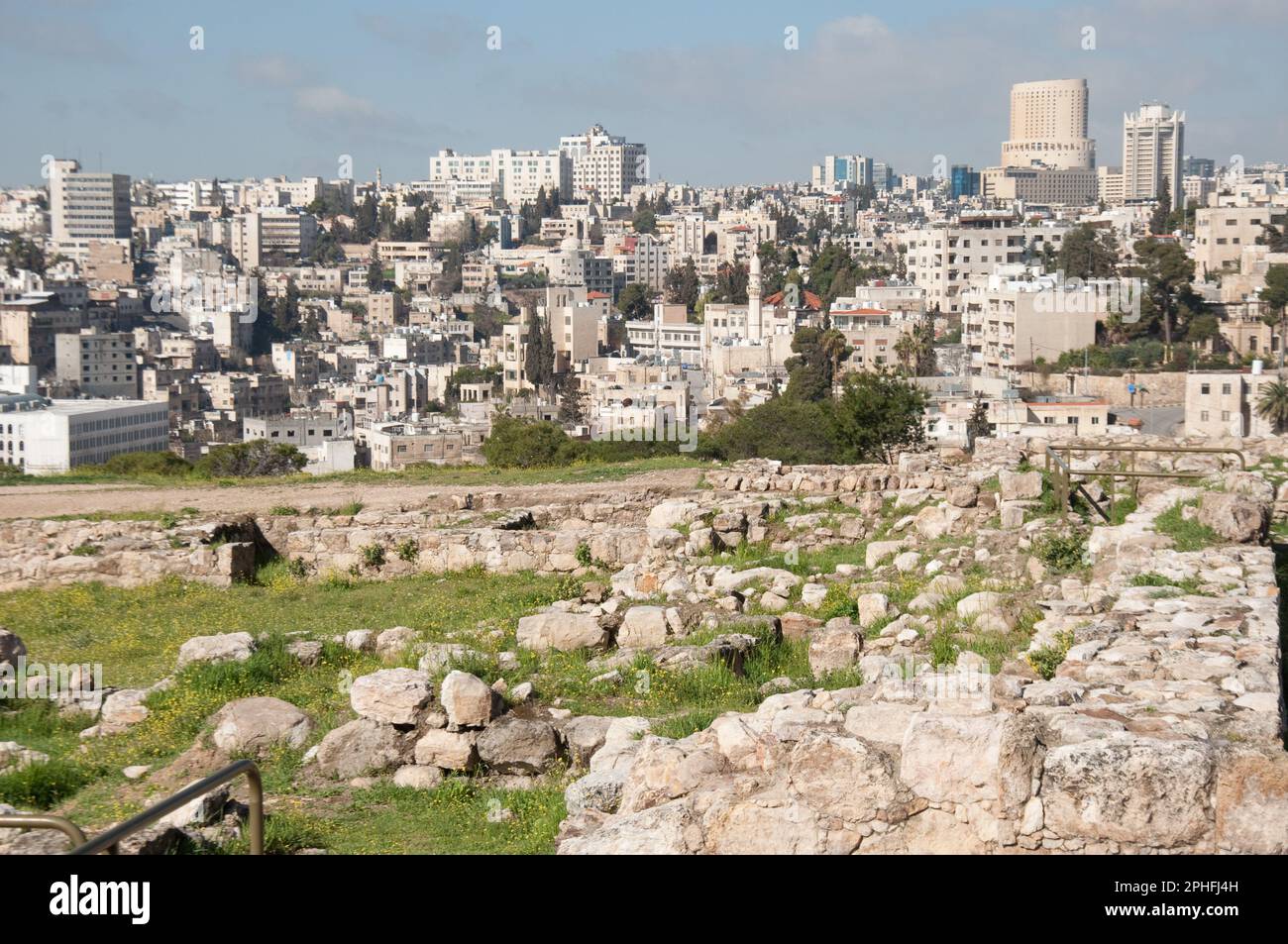 View of Amman from the Citadel, Amman, Jordan Stock Photo - Alamy