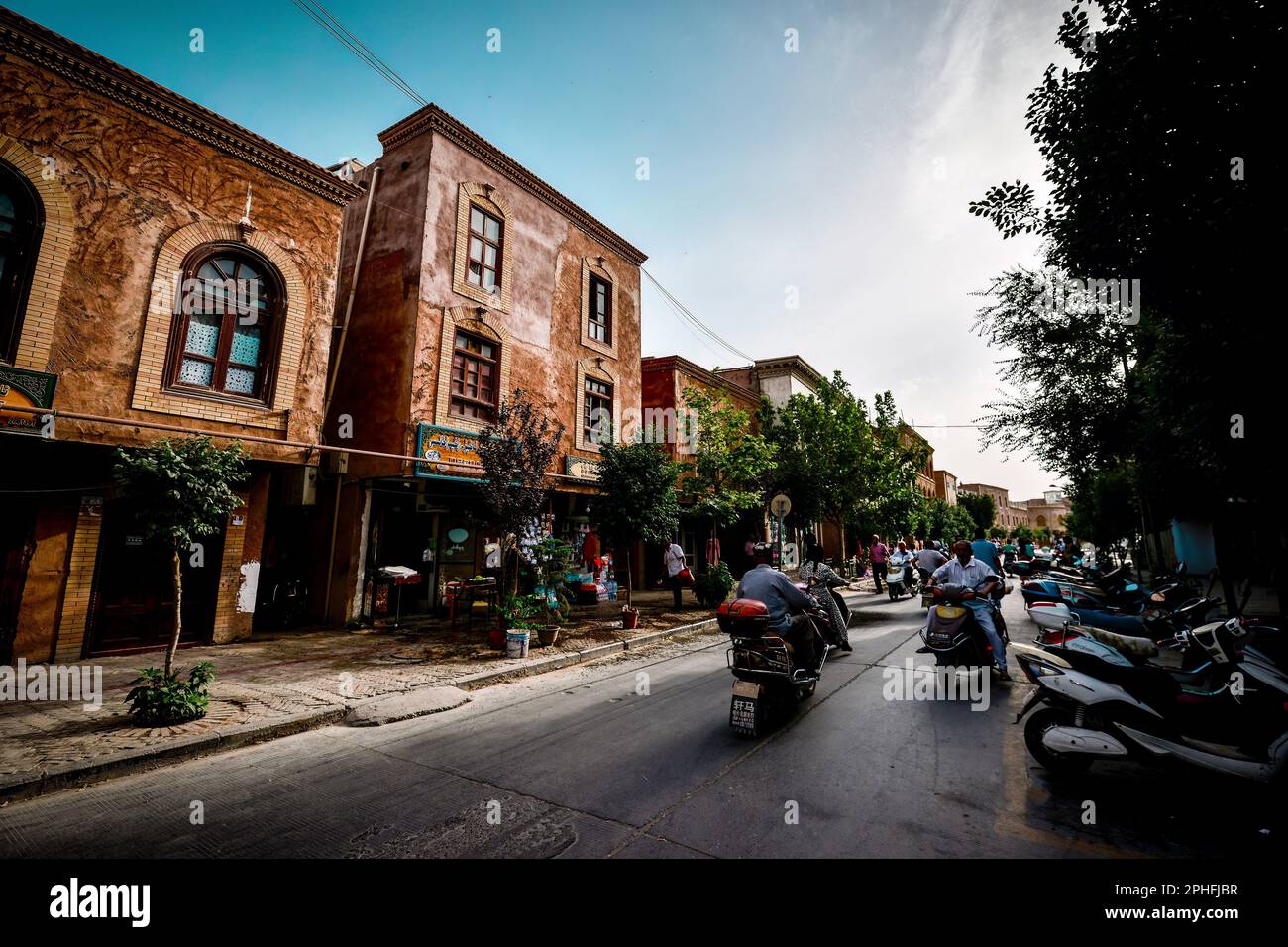 The centuries-old Kashgar Old Town is located in the center of Kashgar ...