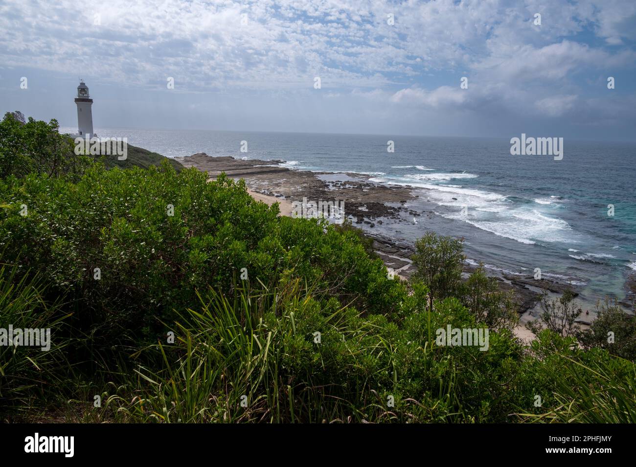 Norah Head lighthouse on The Pacific Coast, New South Wales, NSW ...