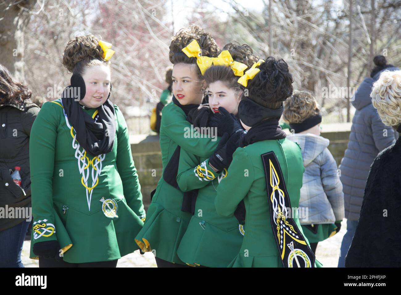 Saint Patrick's Irish Day Parade in the Park Slope neighborhood in ...
