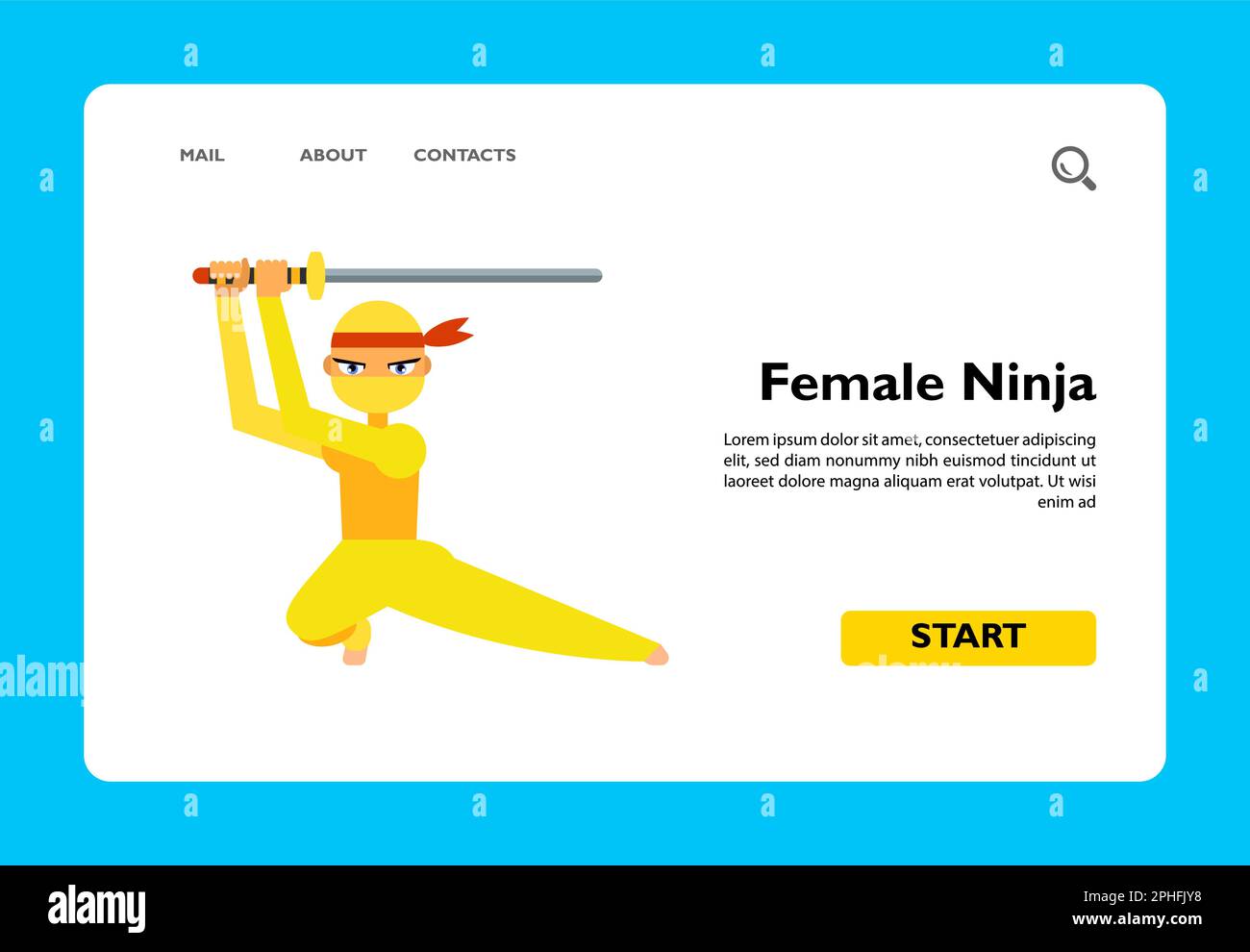 Female Ninja Icon Stock Vector Image & Art - Alamy